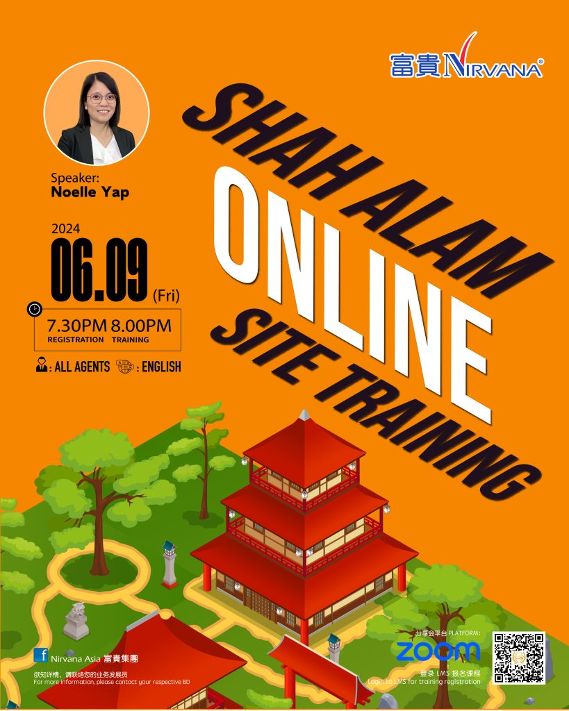 中马区CR – Sept’24: Shah Alam Online Site Training 山庄教学：莎亚南富贵山庄 – Nirvana Learning Management System
