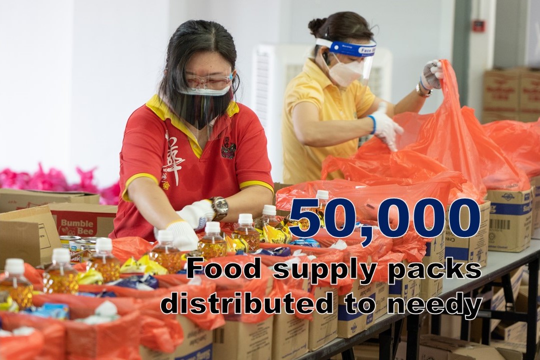 50,000 food supply packs distributed to needy | Nirvana Asia